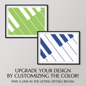 Piano Keys Abstract Design, Music Lover Print, Piano Player Gifts ...