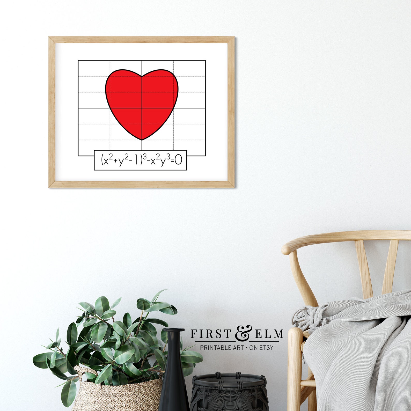 Heart Graph Equation, Math Lover Poster, Nerd Love Gifts, Instant ...