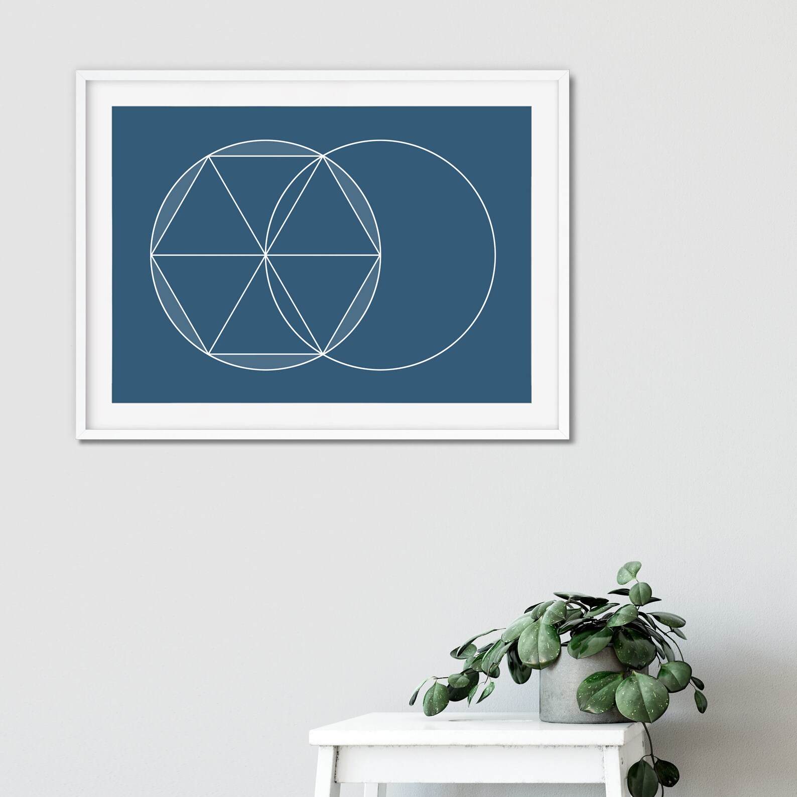 Euclidean Geometry Poster Minimalist Design Mathematics - Etsy