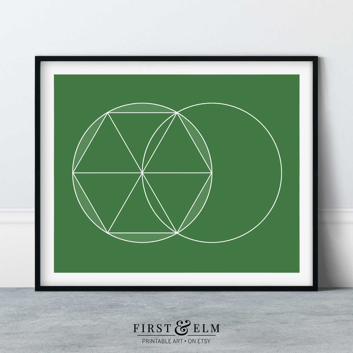 Euclidean Geometry Poster Minimalist Design Mathematics - Etsy