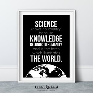 Science Gallery Wall, Set of 5 Prints, Scientist Office Art, Nerdy Home ...