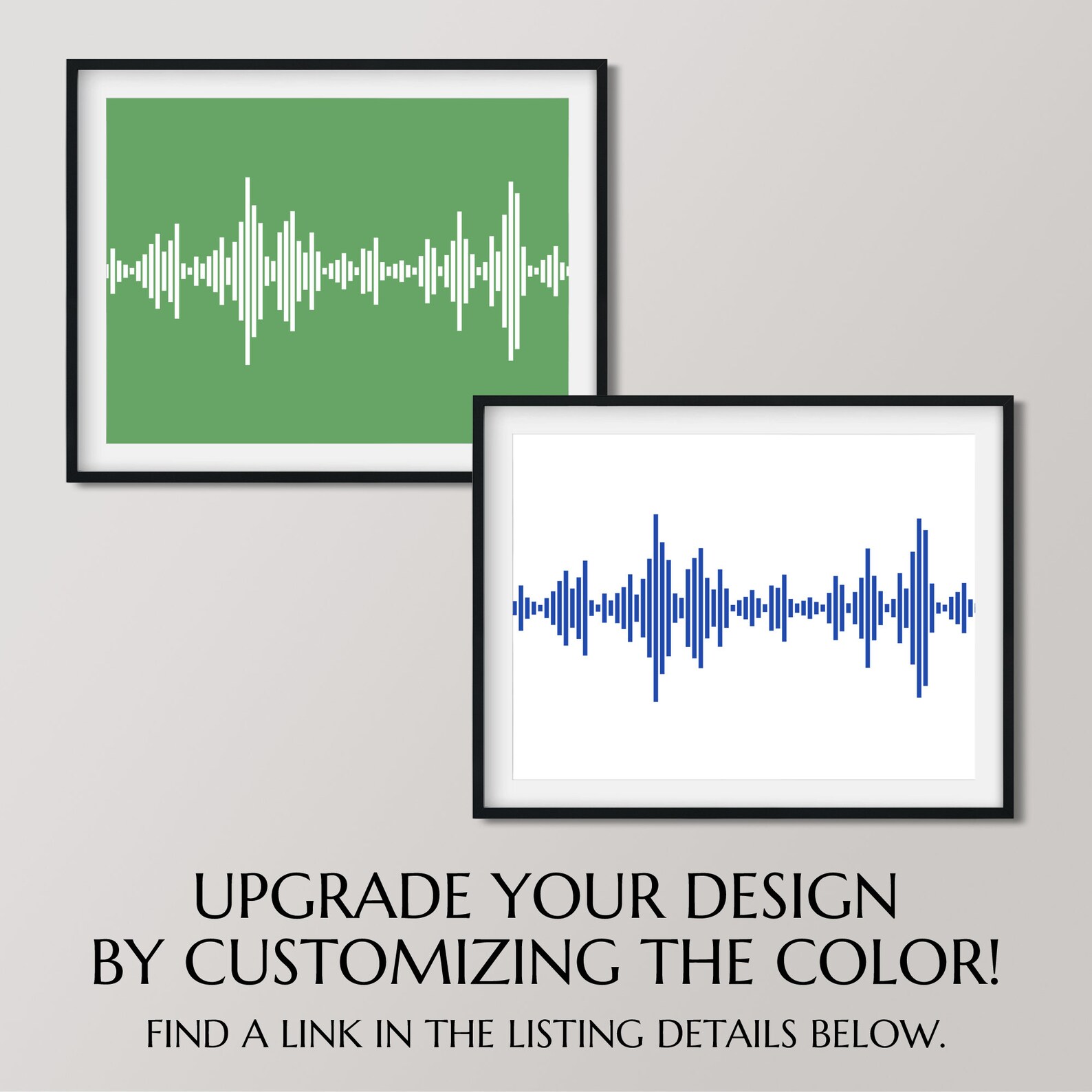 Sound Waves Poster, Music Lover Décor, Minimalist Black and White Art ...