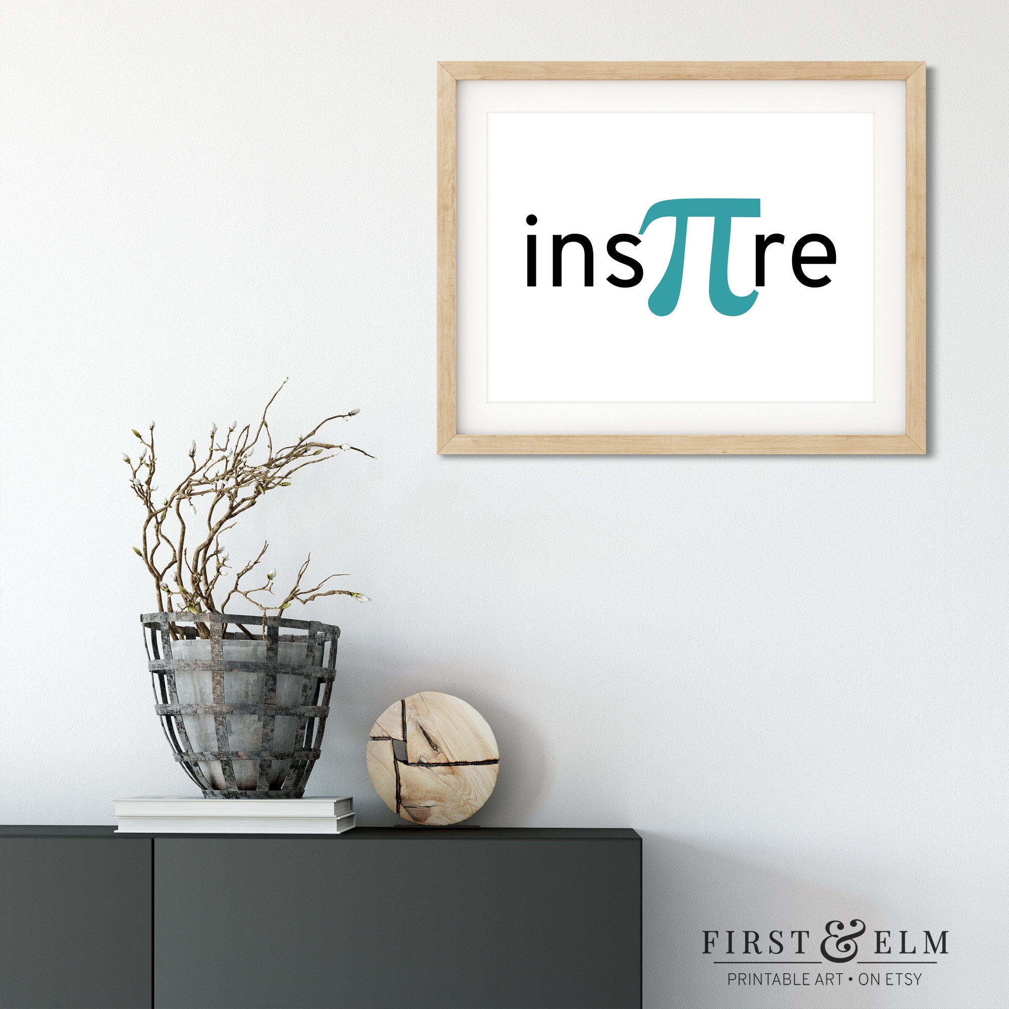Inspire Pi Poster Math Teacher Gifts Instant Download Math - Etsy