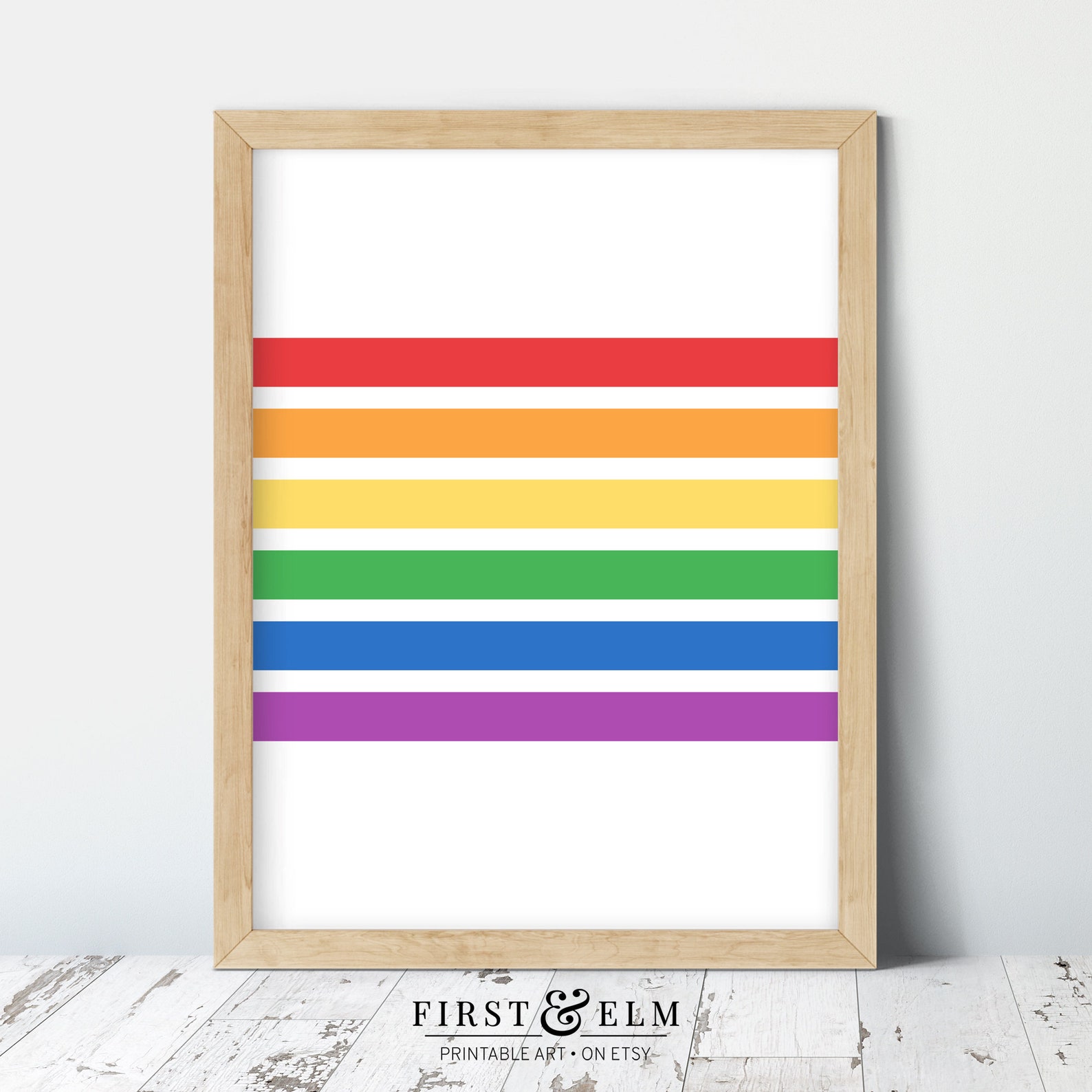 LGBT Pride Wall Art Set of 6 Prints Unique Gallery Wall - Etsy