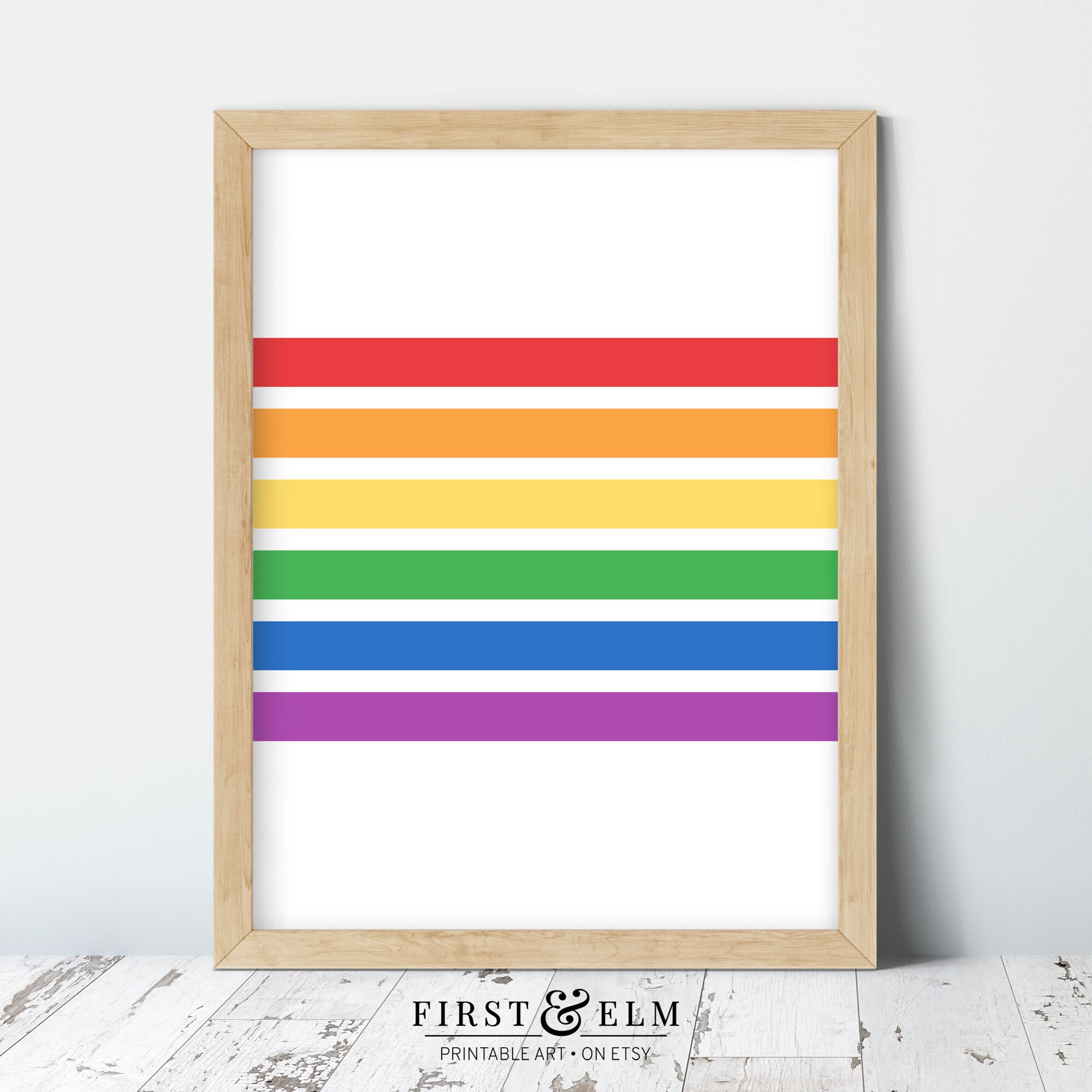 LGBT Pride Wall Art Set of 6 Prints Unique Gallery Wall - Etsy