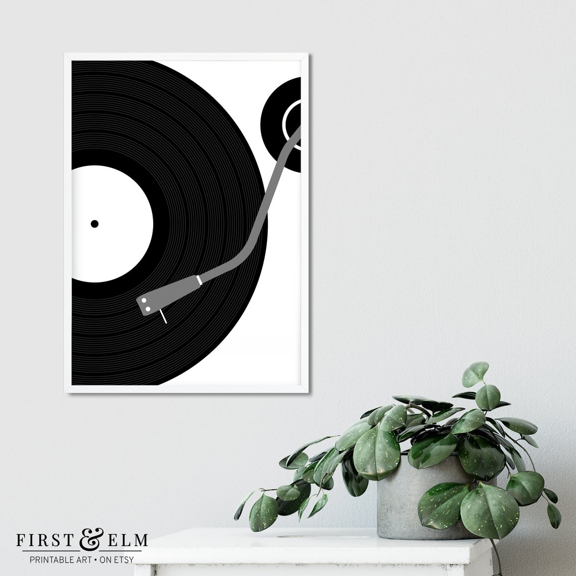 Record Player Poster Turntable Print Band Studio Décor | Etsy