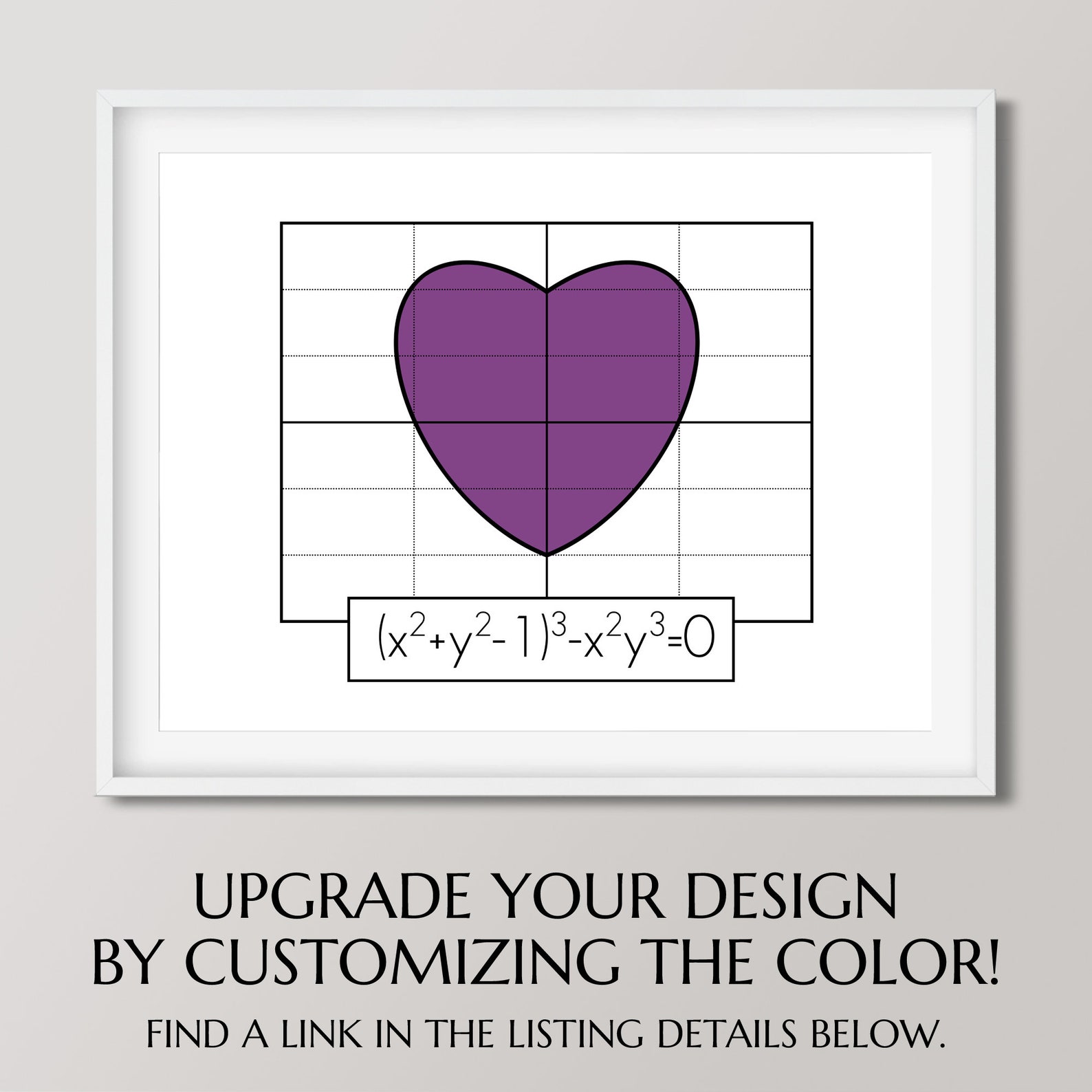 Heart Graph Equation, Math Lover Poster, Nerd Love Gifts, Instant ...