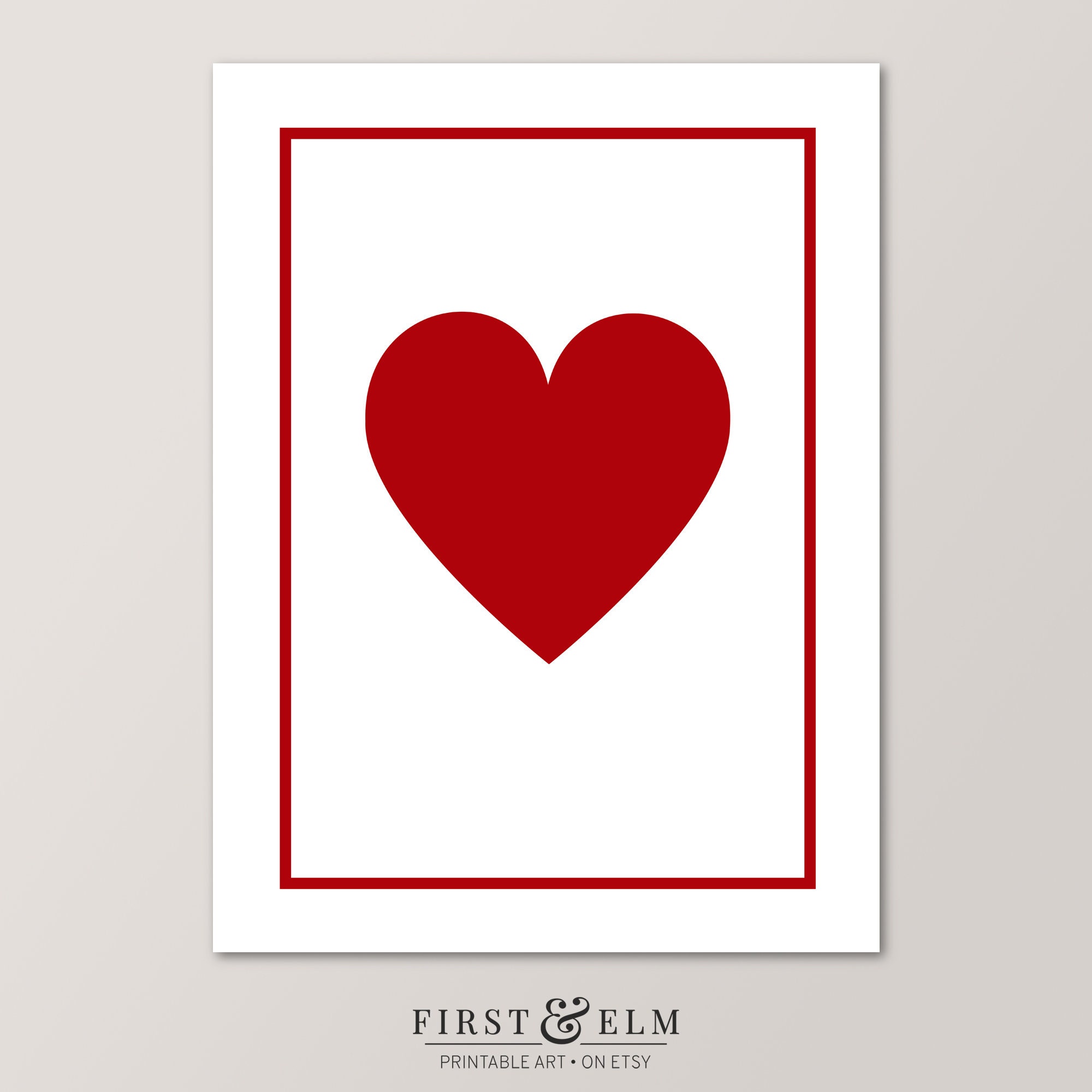 I Heart You Set of 3 Prints Periodic Table of Elements - Etsy