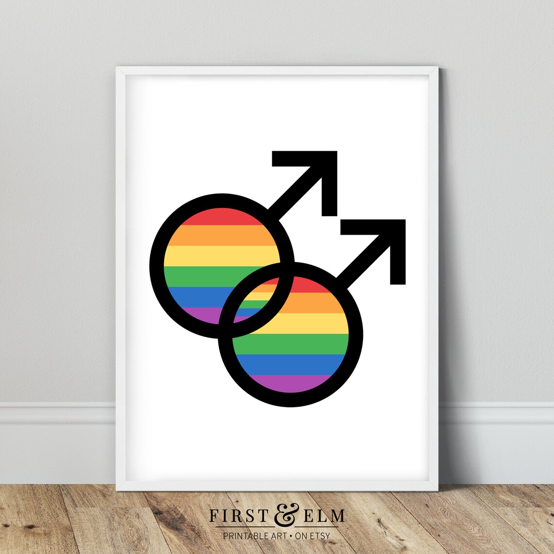 LGBT Pride Wall Art Set of 6 Prints Unique Gallery Wall - Etsy