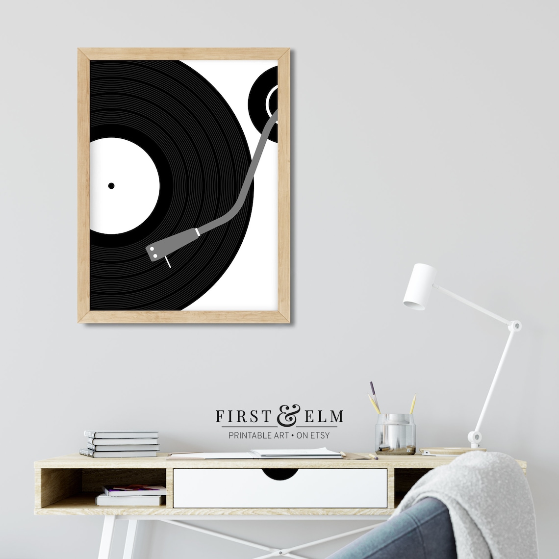 Record Player Poster Turntable Print Band Studio Décor | Etsy