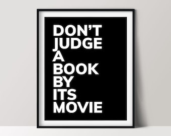 Book by Its Movie - Etsy
