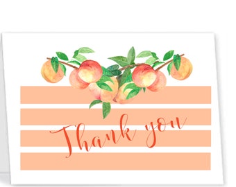 Printable Peach Card | Etsy