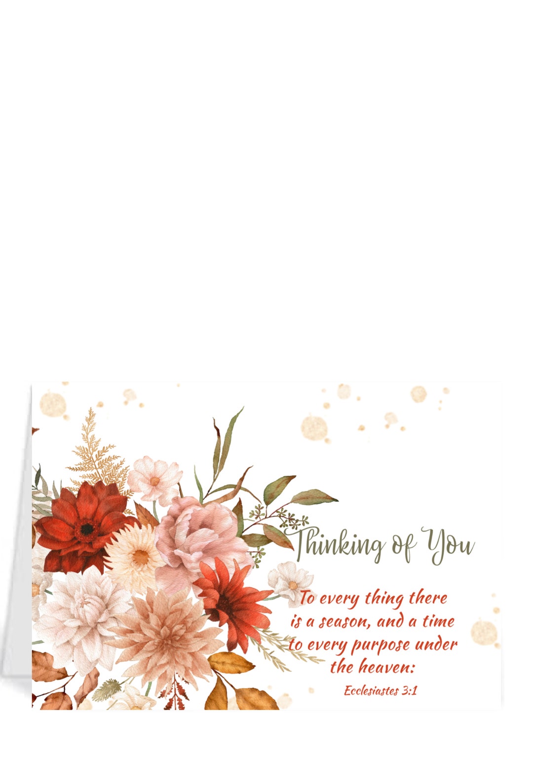 Thinking of You, Card, Blank Note Card, Instant Download, Digital Card ...