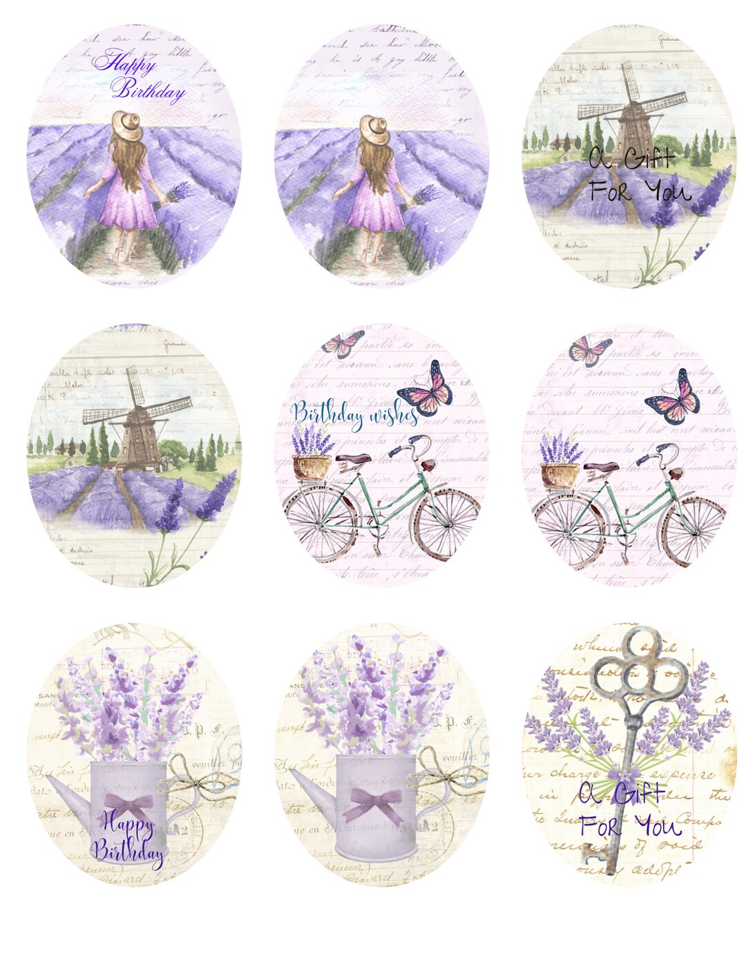 Gift Tags, Instant Downloadable, Printable, Stickers - Etsy