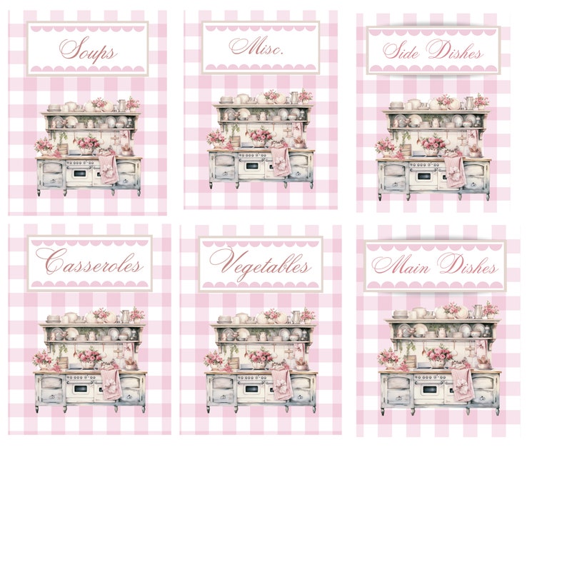 Recipe Binder, Diy, Printable, Instant Download, - Etsy
