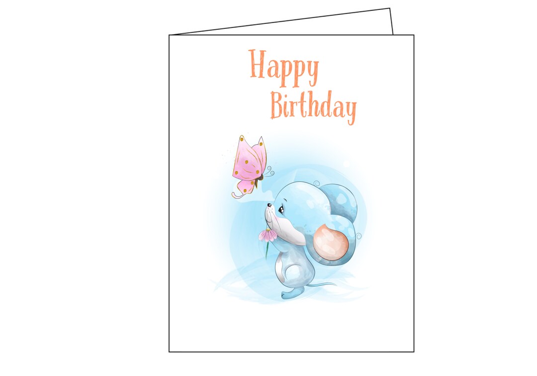 Happy Birthday Card, Birthday Card, Greeting Card,happy Birthday, Kids ...