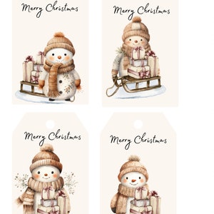 2x3 Christmas Gift Tags 12 Designs in All - Etsy