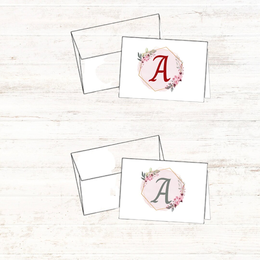 Blank Note Card, Greeting Card, Digital Download, Printable, Instant ...