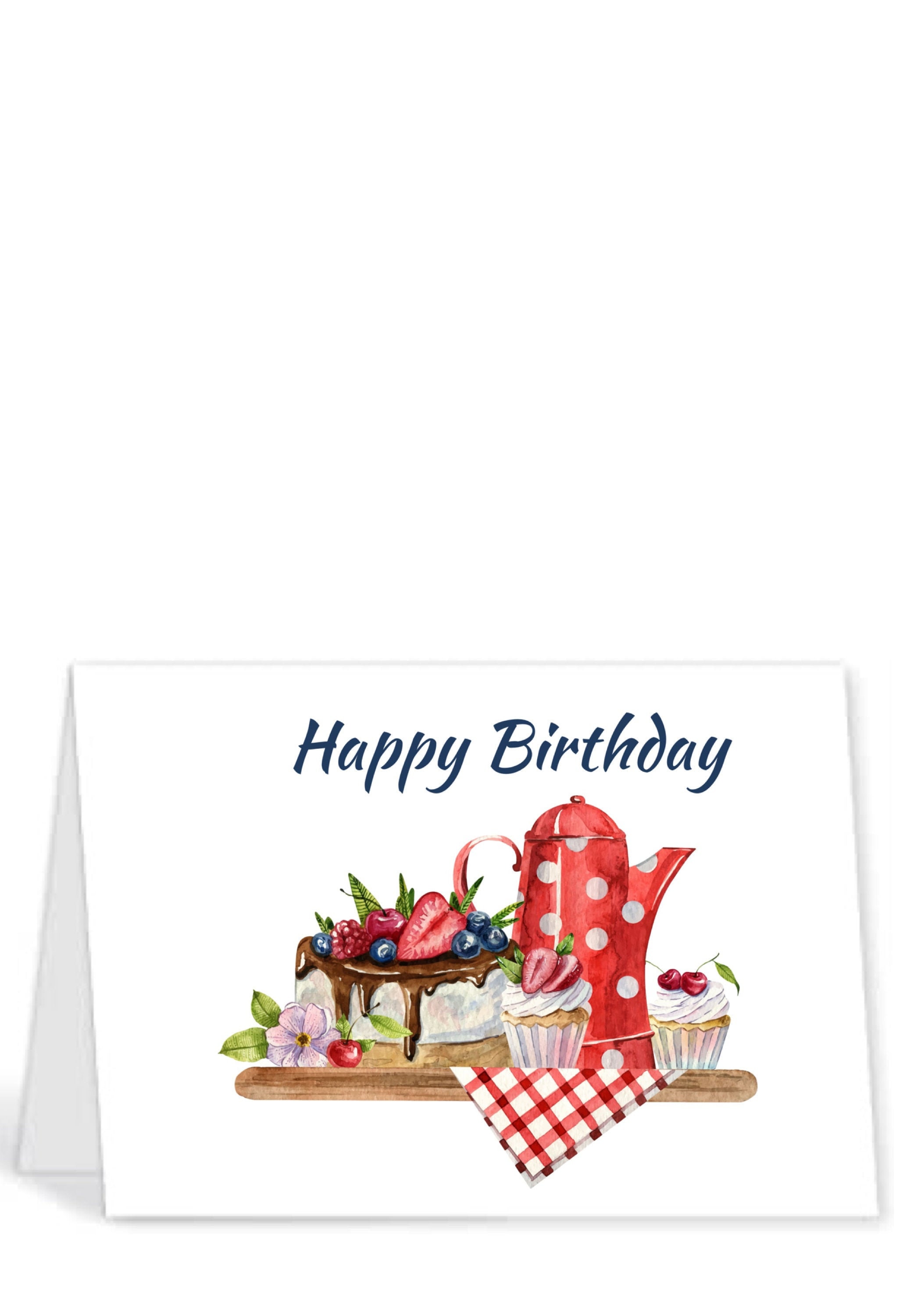 5x7 Birthday Card, Happy Birthday, Birthday, Greeting Card, Instant ...