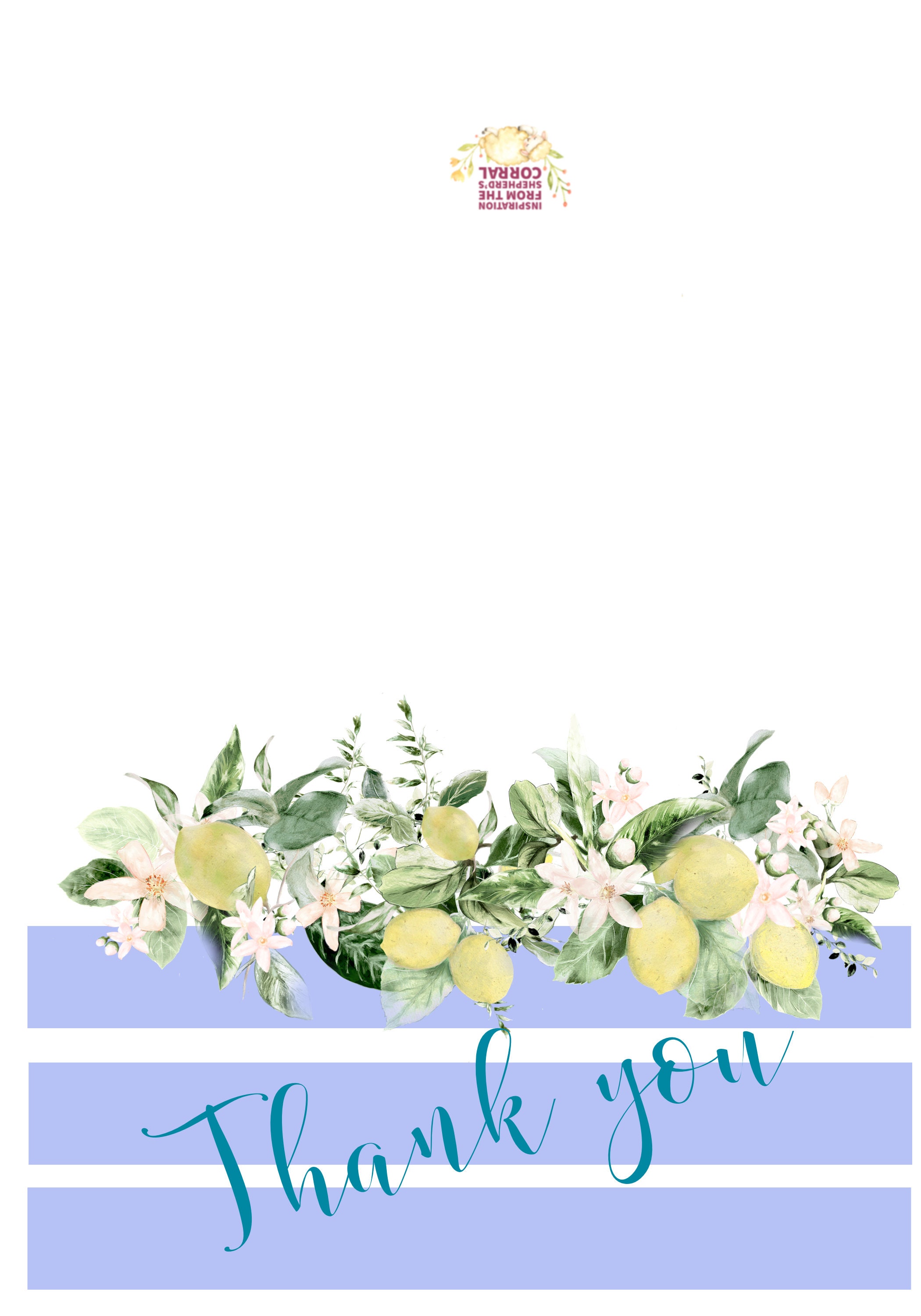 Thank You Card Thank You Blank Note Card Greeting Card - Etsy