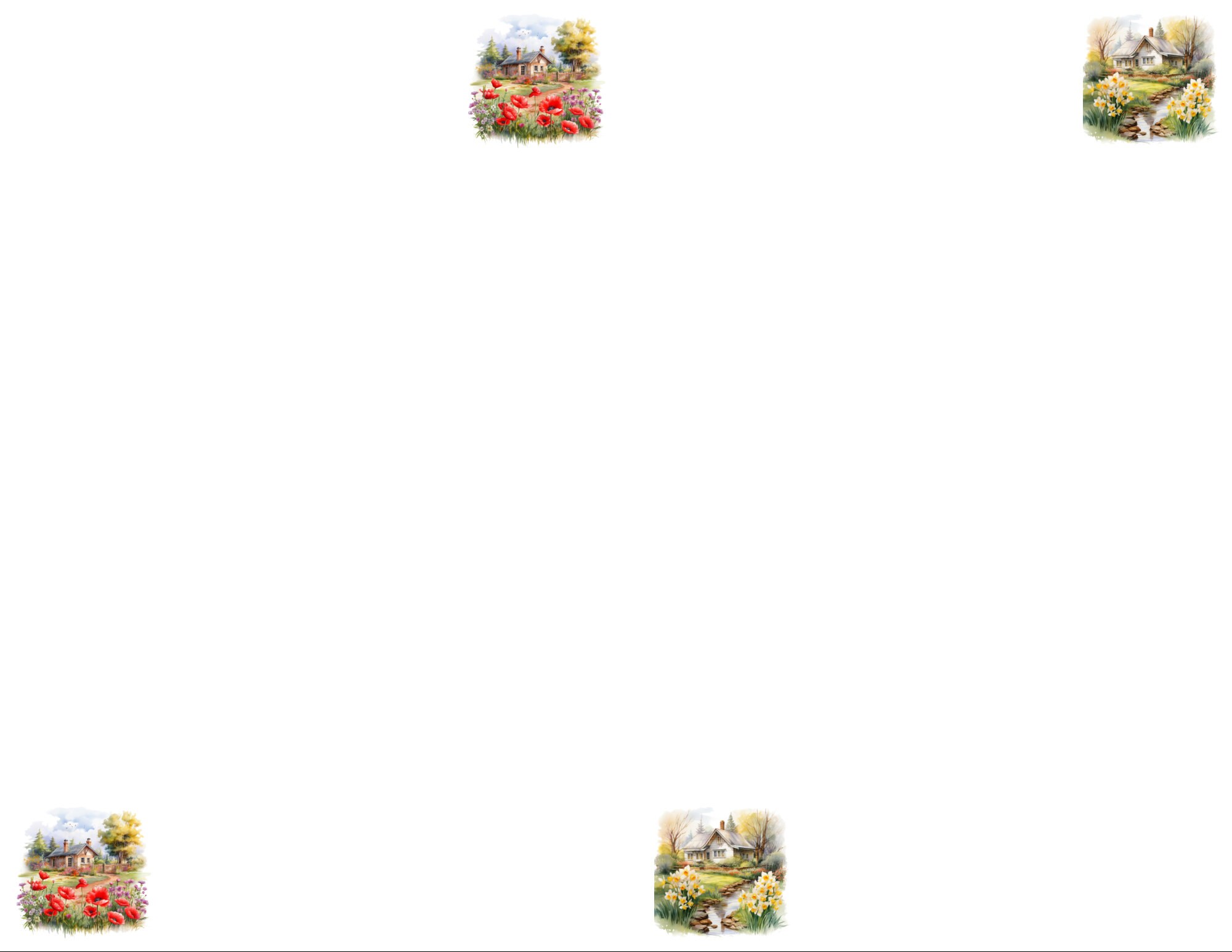 Blank Note Card, 5x7, 2 per Sheet, Instant Download, Printable, - Etsy