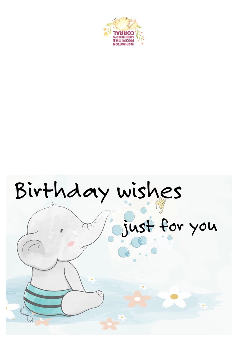 Happy Birthday, Greeting Card, Printable, Happy Birthday Card, Birthday ...