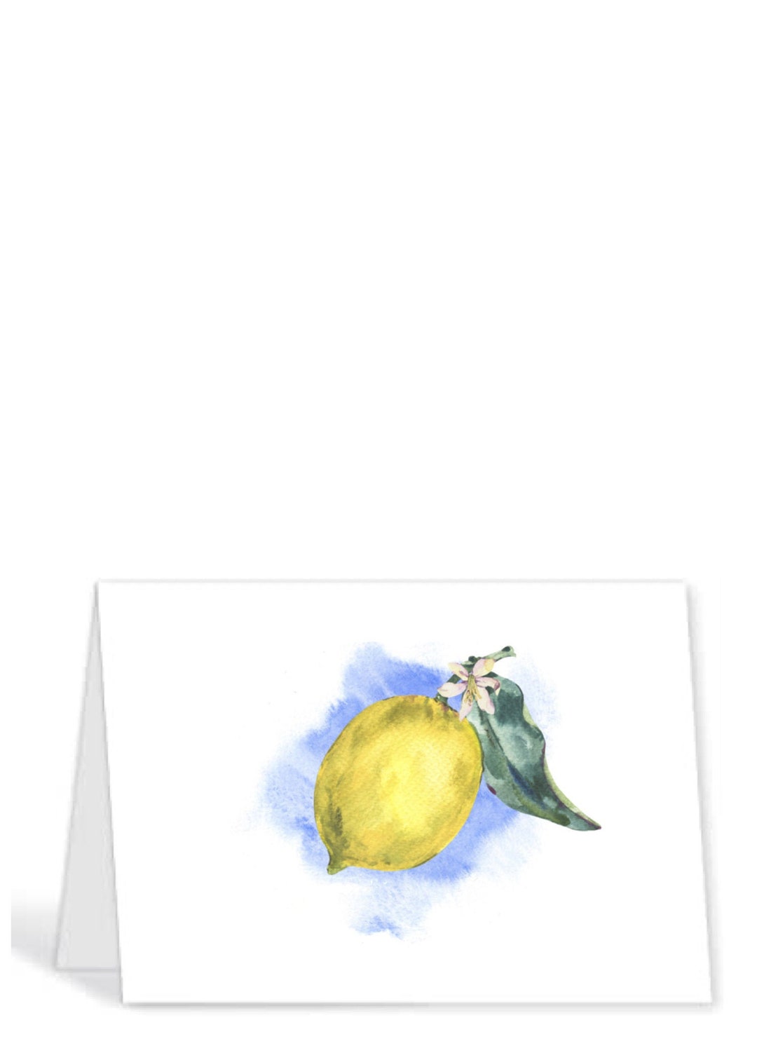 Set of 3 Blank Note Cards, Note Cards, Lemons, Lemon Blossom, Happy ...