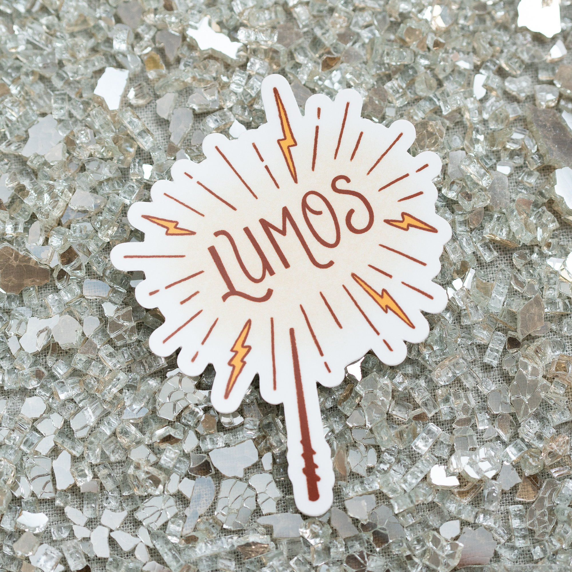 Lumos Spell Vinyl Sticker Harry Potter Sticker - Etsy