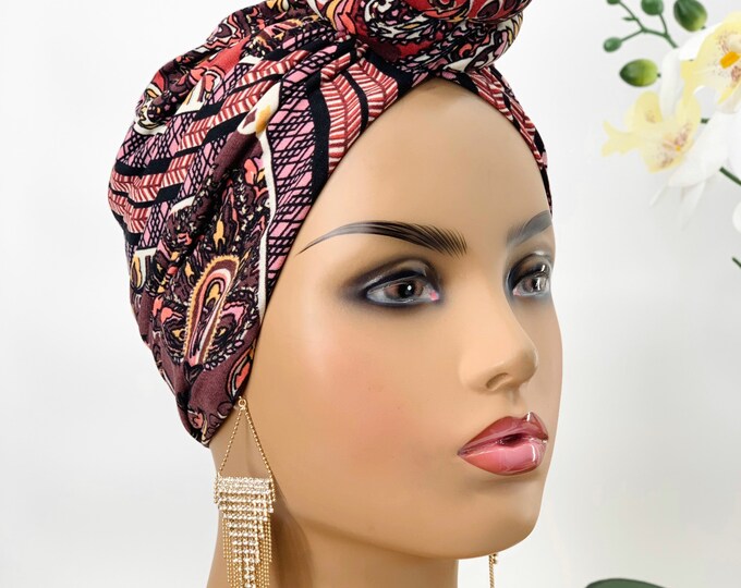 Pre-tied Turban Pattern Placements Varies Beautiful Head - Etsy