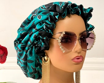 Silk/satin Bonnet Reversible Adjustable With Drawstring | Etsy