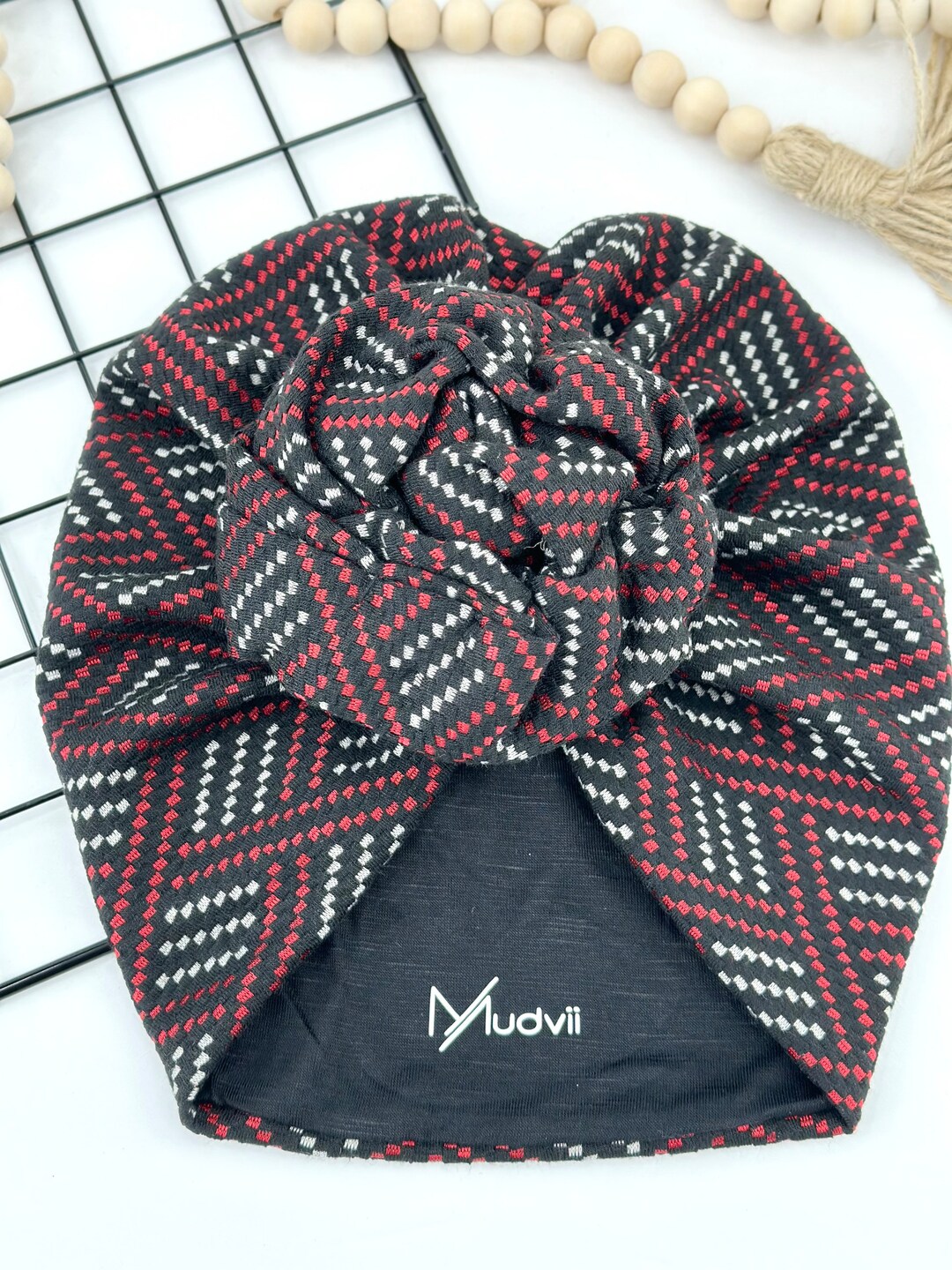 Pre-tied Turban | Pretied Headwrap | Flower-design Headwrap | Turban ...