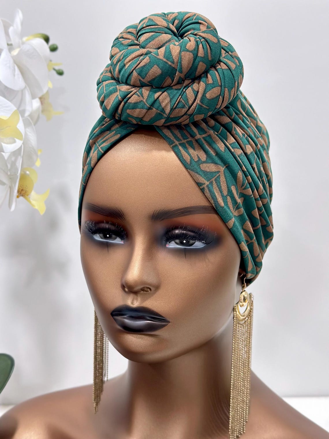 Pre-tied Turban | Pretied Headwrap | Gift for Women | Non Pretied ...