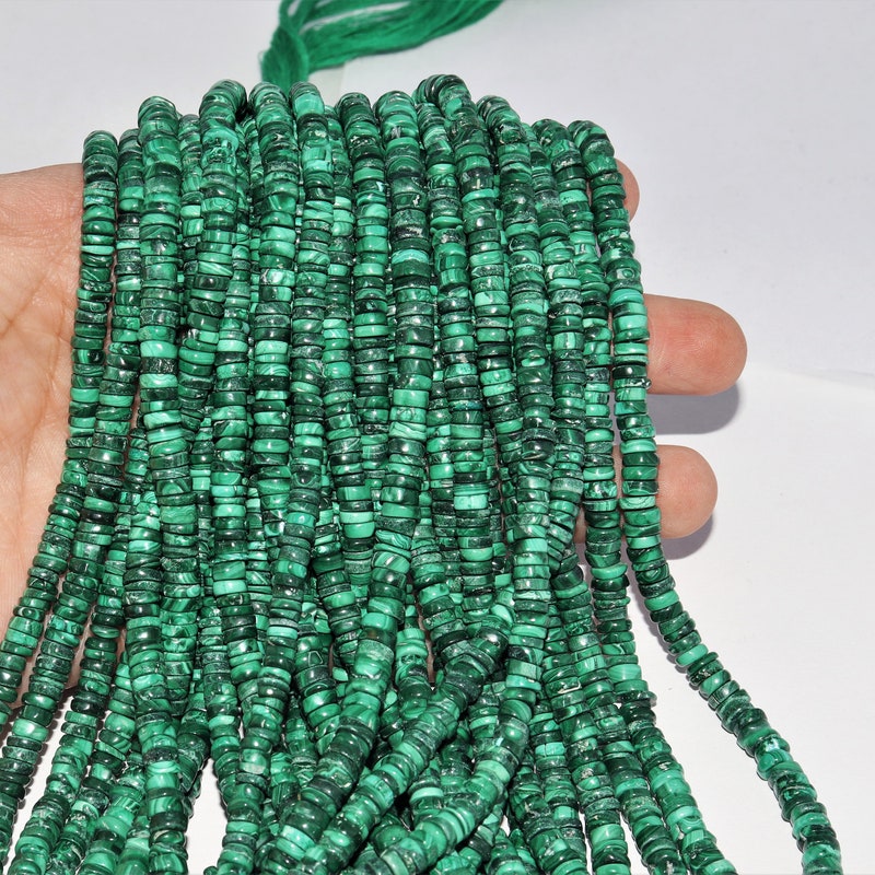 Malachite Beads - Etsy