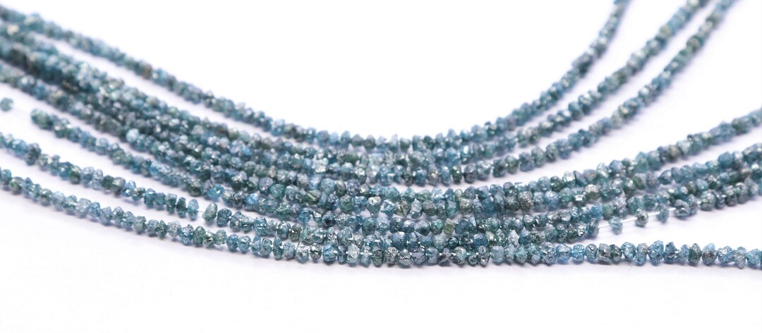 BLUE DIAMOND BEADS, Natural Blue Diamond Raw Beads, Rough Diamond Beads ...
