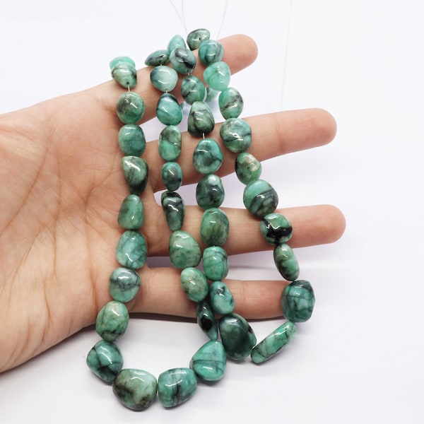 Tumbled Emerald - Etsy