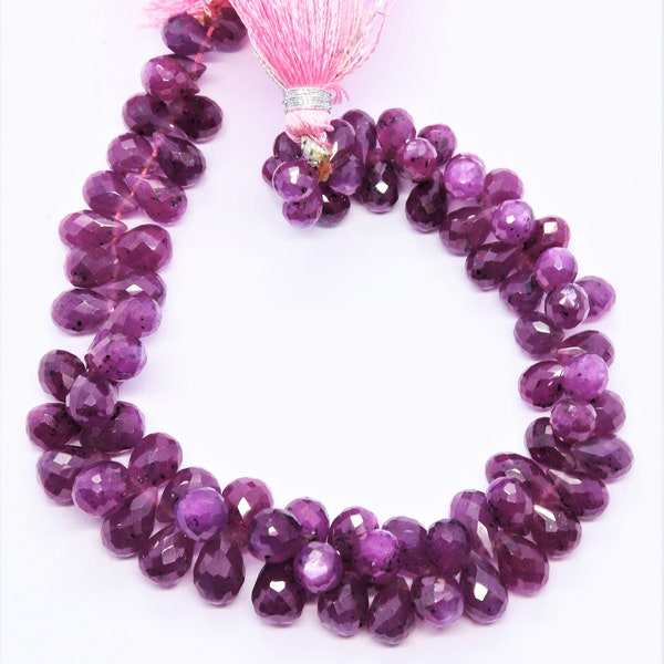 Natural Ruby Beads - Etsy