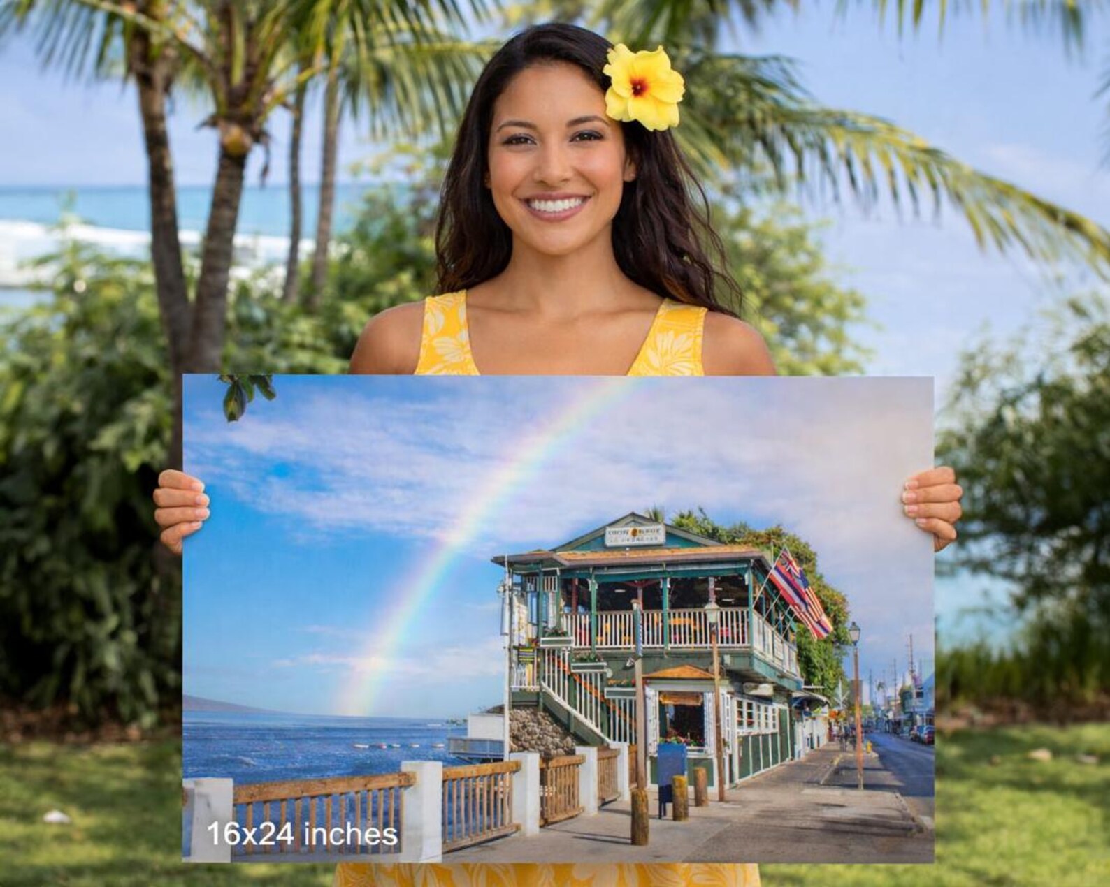 Lahaina Rainbow Photo Print: Maui Hawaii Art, Front Street Photography ...