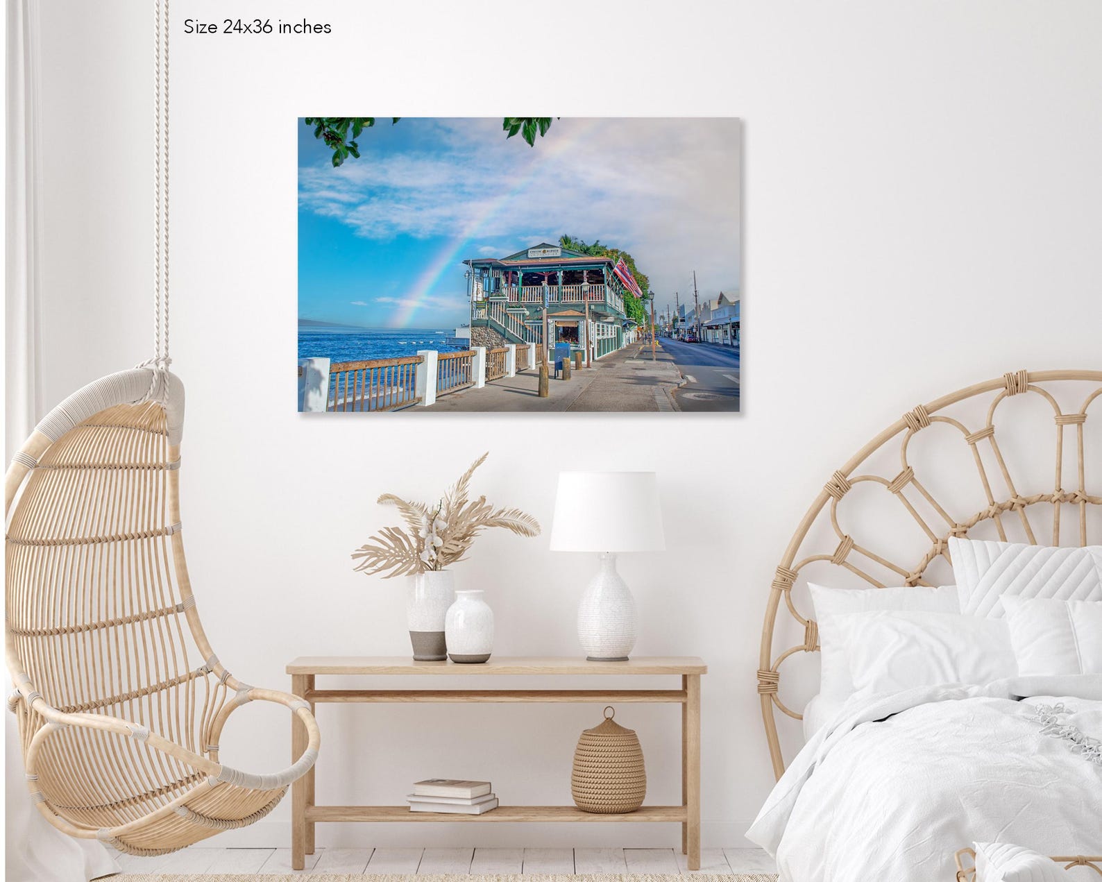 Lahaina Rainbow Photo Print: Maui Hawaii Art, Front Street Photography ...