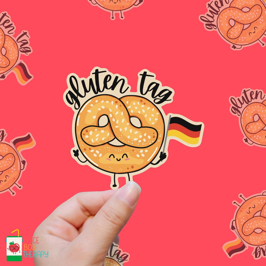 Gluten Tag – Good Morning, Carb Fans Vinyl Sticker - Etsy