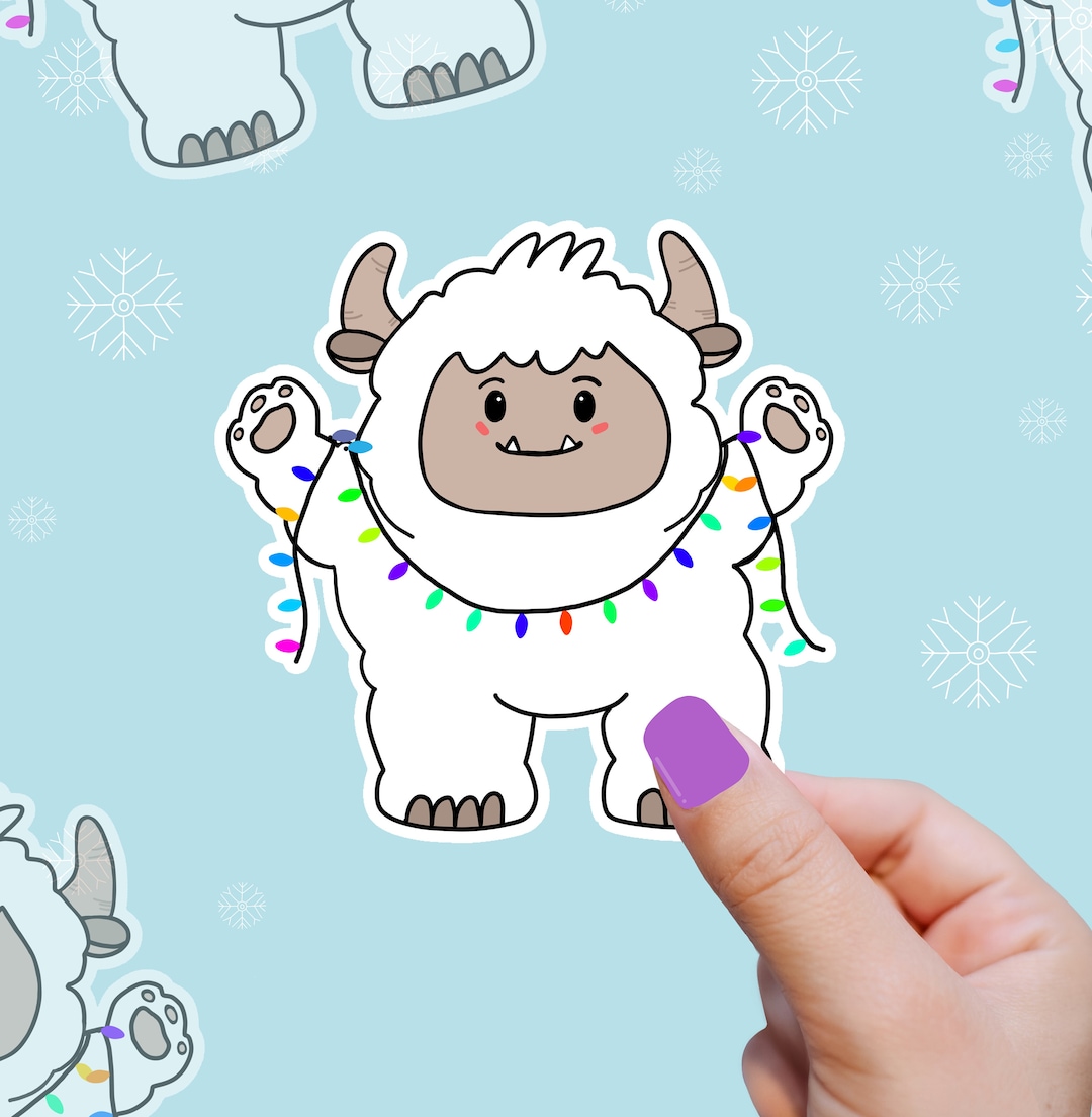 Are You YETI for Christmas Cute Vinyl Christmas Sticker - Etsy
