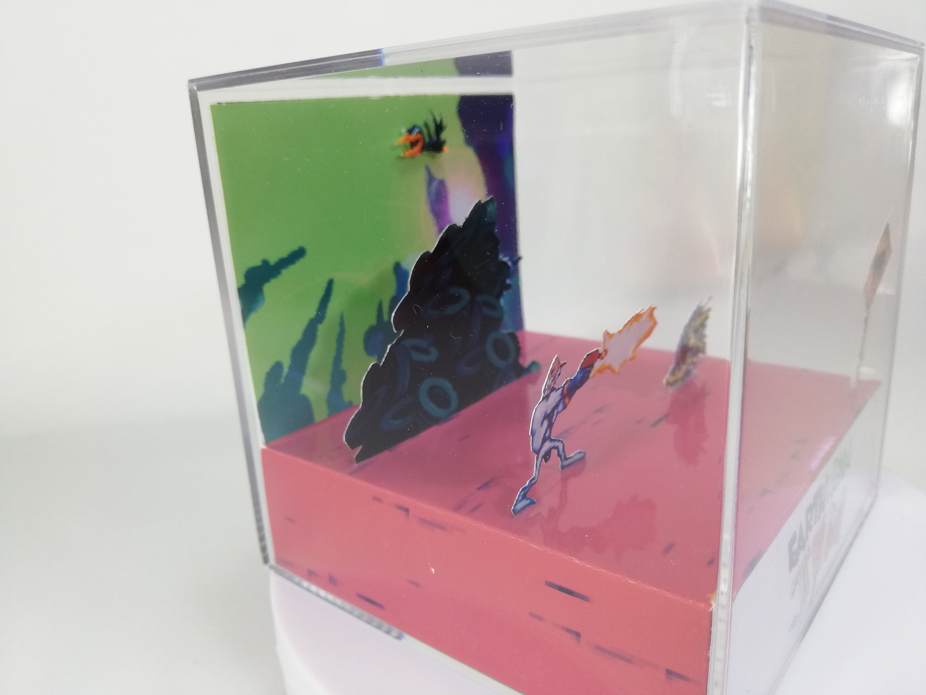 Earthworm Jim DIY Cube Diorama PDF Template SNES - Etsy