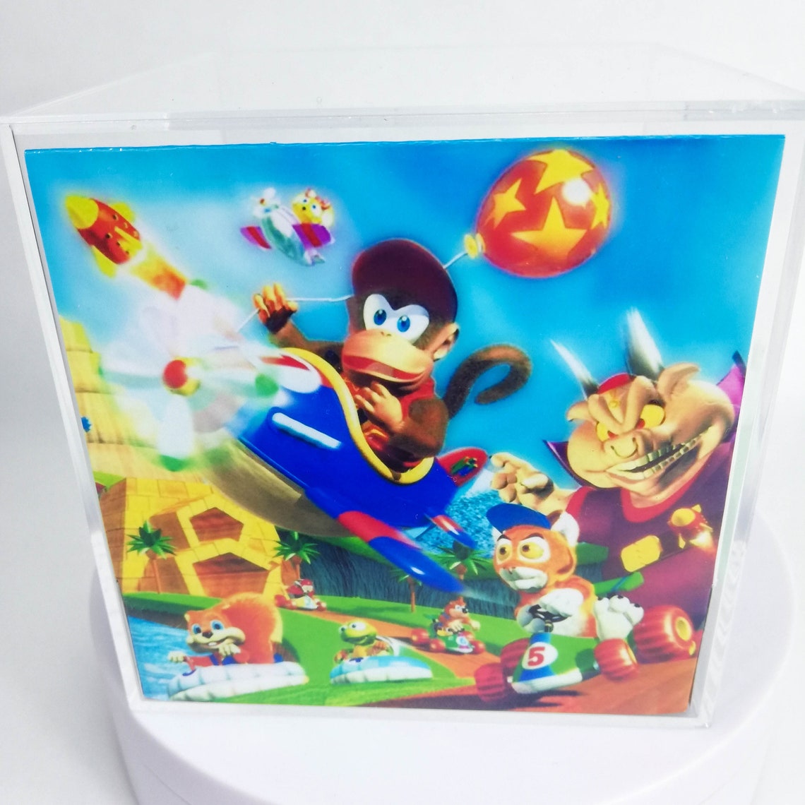 Diddy Kong Racing DIY Papercraft Cube Diorama Template N64 - Etsy