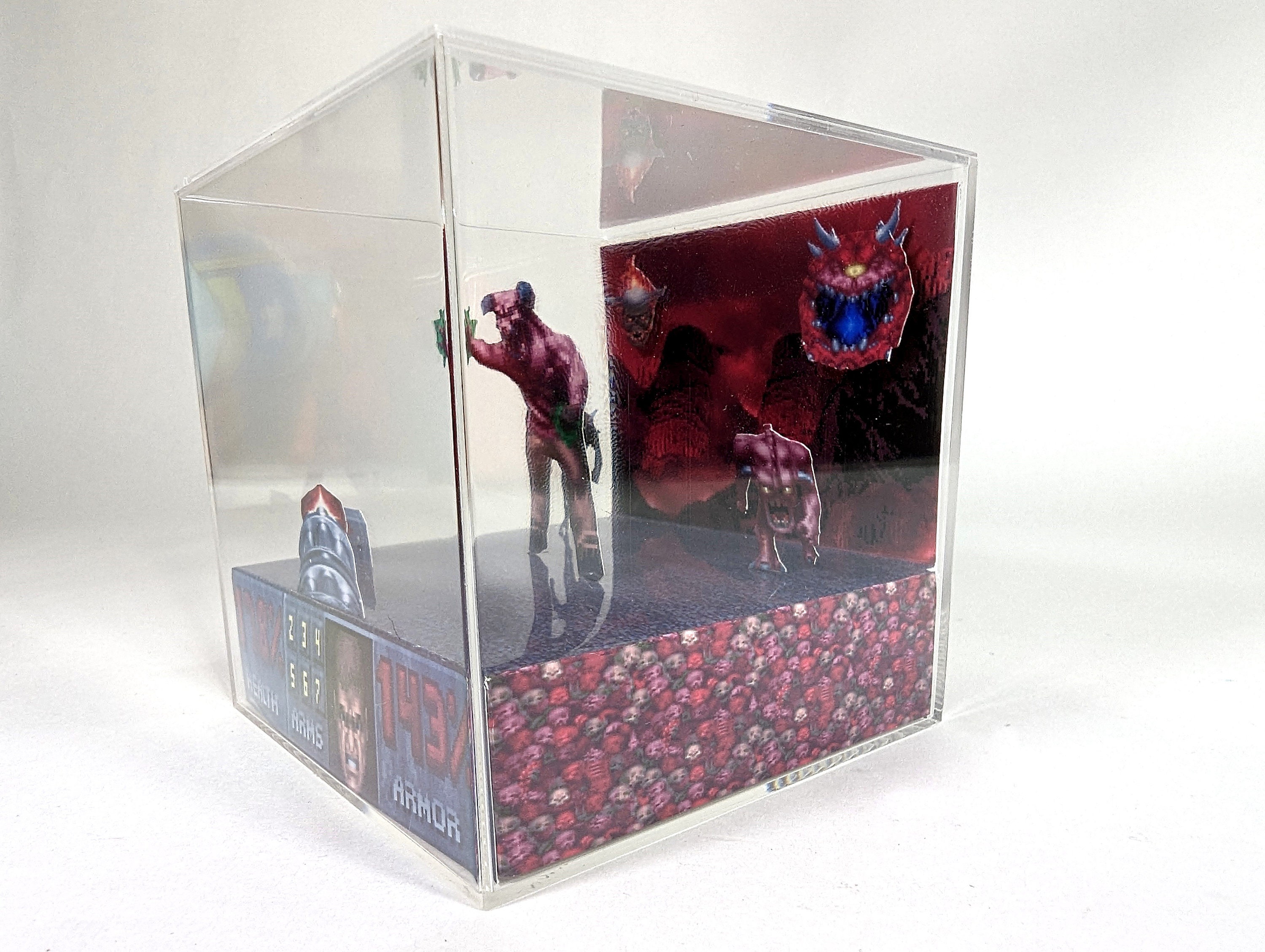 Doom - DIY Cube Diorama Template (PDF) - Arcade / SNES - Etsy