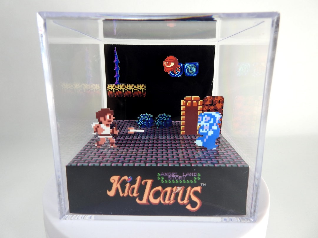 Kid Icarus - DIY PDF Cube Diorama Template - NES Retro Gaming Cube - Etsy