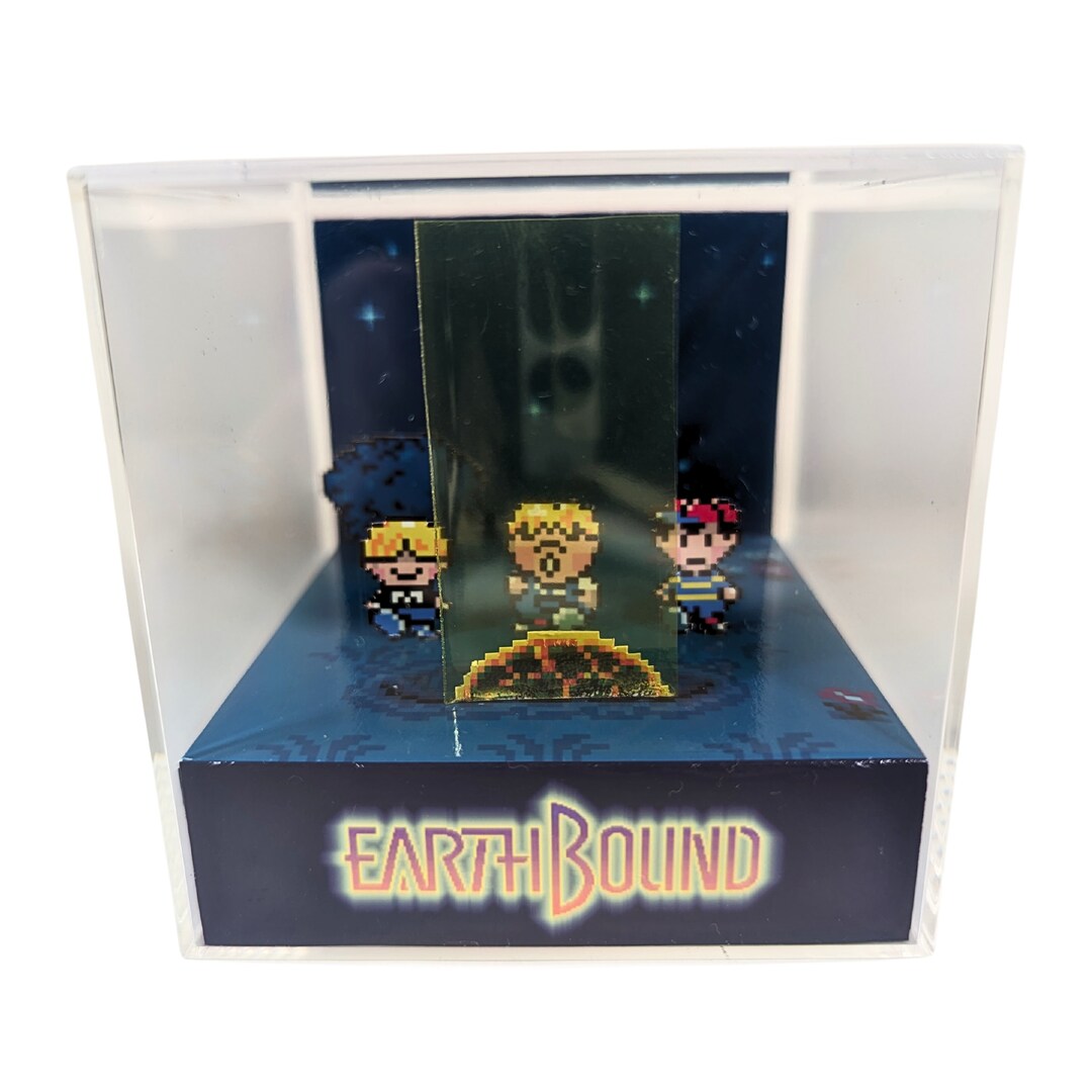 Earthbound Meteorite - DIY PDF Cube Diorama Template - Mother 2 SNES ...