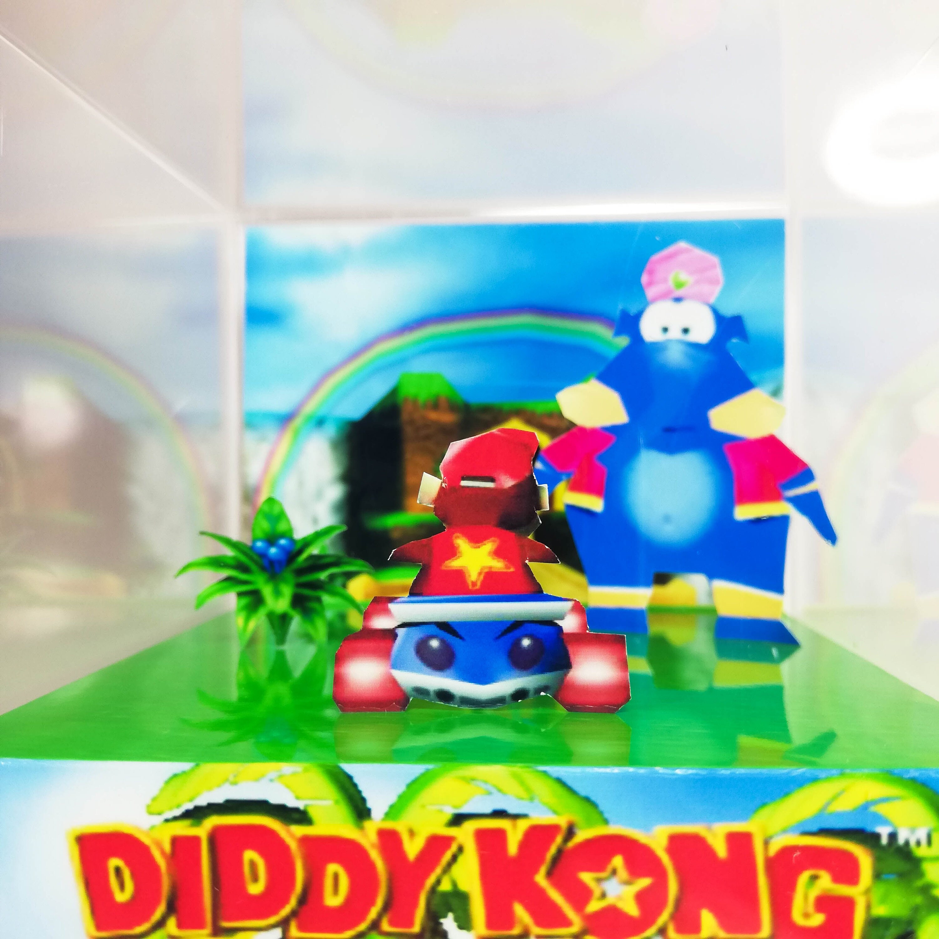 Diddy Kong Racing DIY Papercraft Cube Diorama Template N64 - Etsy