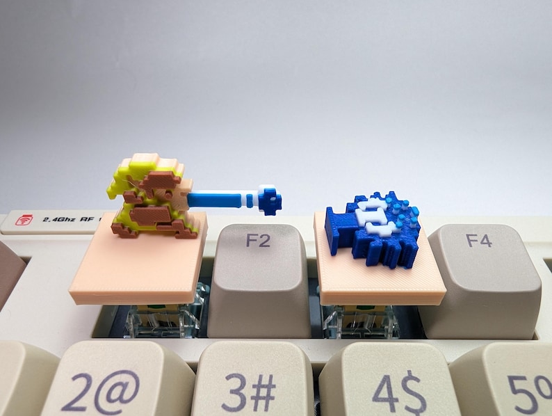 Zelda NES Magnetic Keycaps Set of 4 Case Included - Etsy
