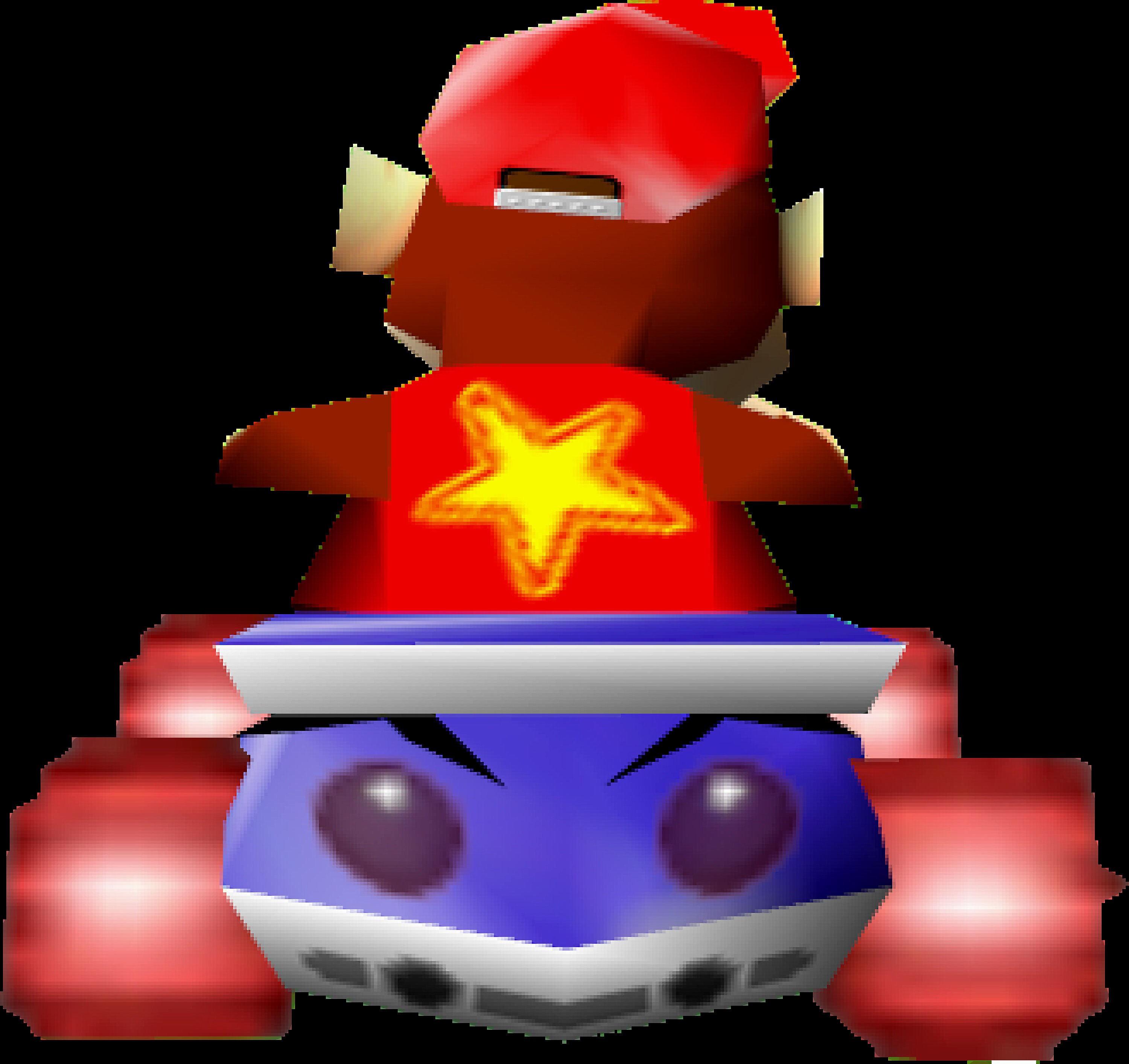 Diddy Kong Racing DIY Papercraft Cube Diorama Template N64 - Etsy