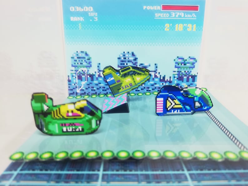 F-zero DIY Cube Diorama Papercraft PDF Template - Etsy