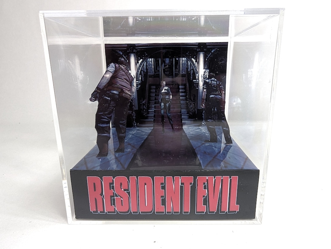 Resident Evil 1 - DIY Cube Diorama Template - Biohazard - Etsy